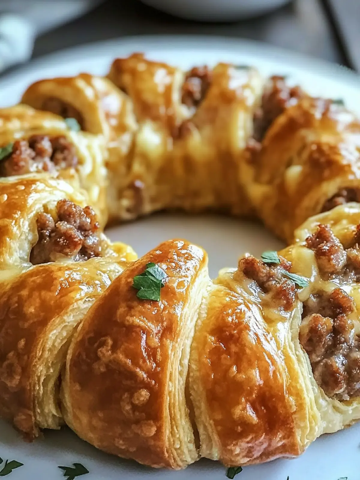 Ultimate Sausage and Cheese Crescent Ring: Delicious Comfort