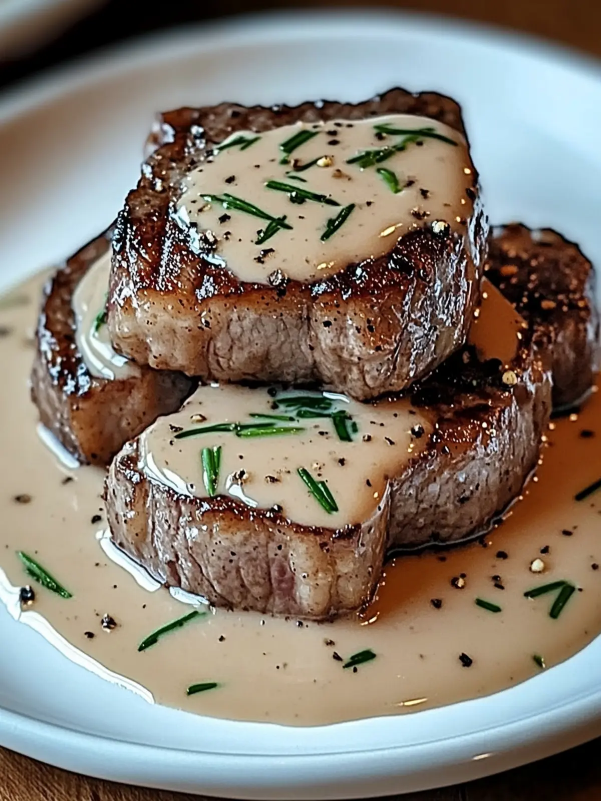 Irresistible Peppercorn Steak with Creamy Sauce Tonight