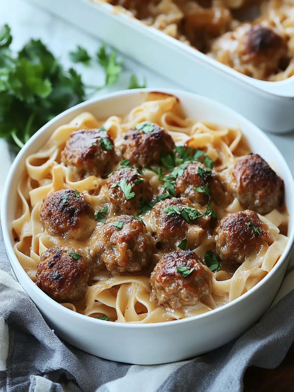 Ultimate Swedish Meatball Noodle Bake: Delicious Comfort Food