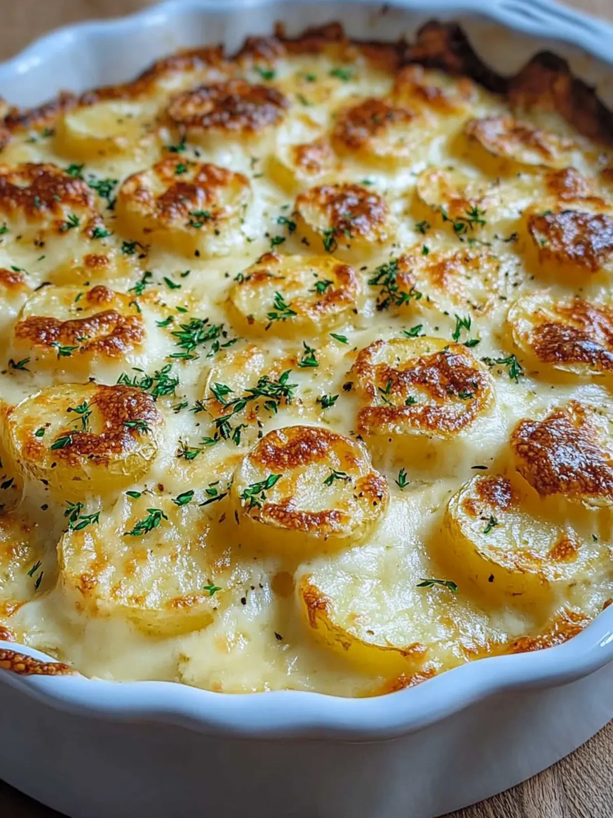 Cheesy Garlic Potato Bake: Irresistible Comfort Food Delight