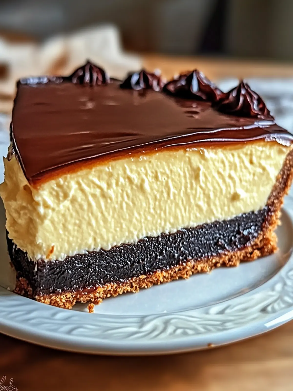 Ultimate Boston Cream Pie Cheesecake: Irresistibly Delicious