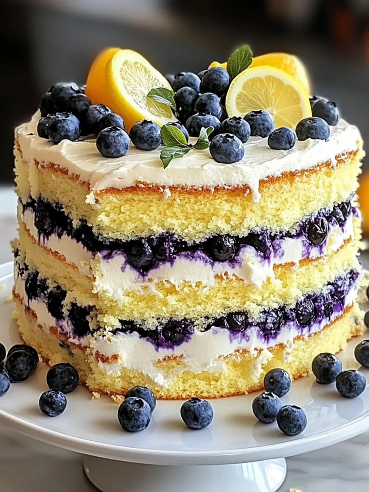 Lemon Blueberry Layer Cake: The Irresistible Summer Delight
