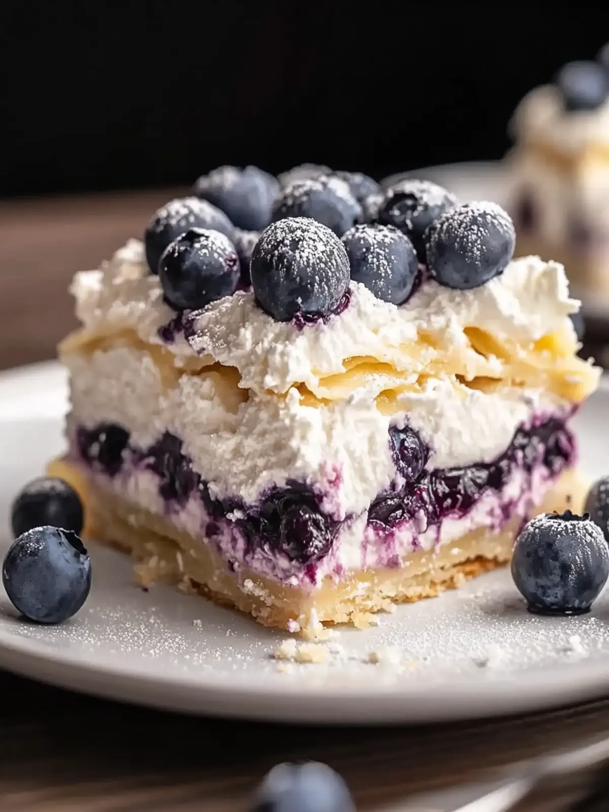 Blueberry Lasagna Lush: The Ultimate No-Bake Delight!