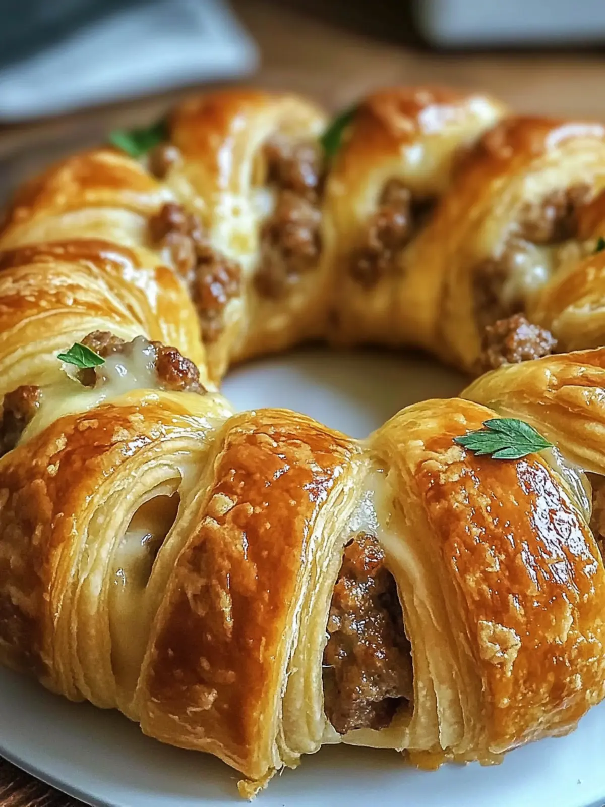 Ultimate Sausage and Cheese Crescent Ring: Delicious Comfort