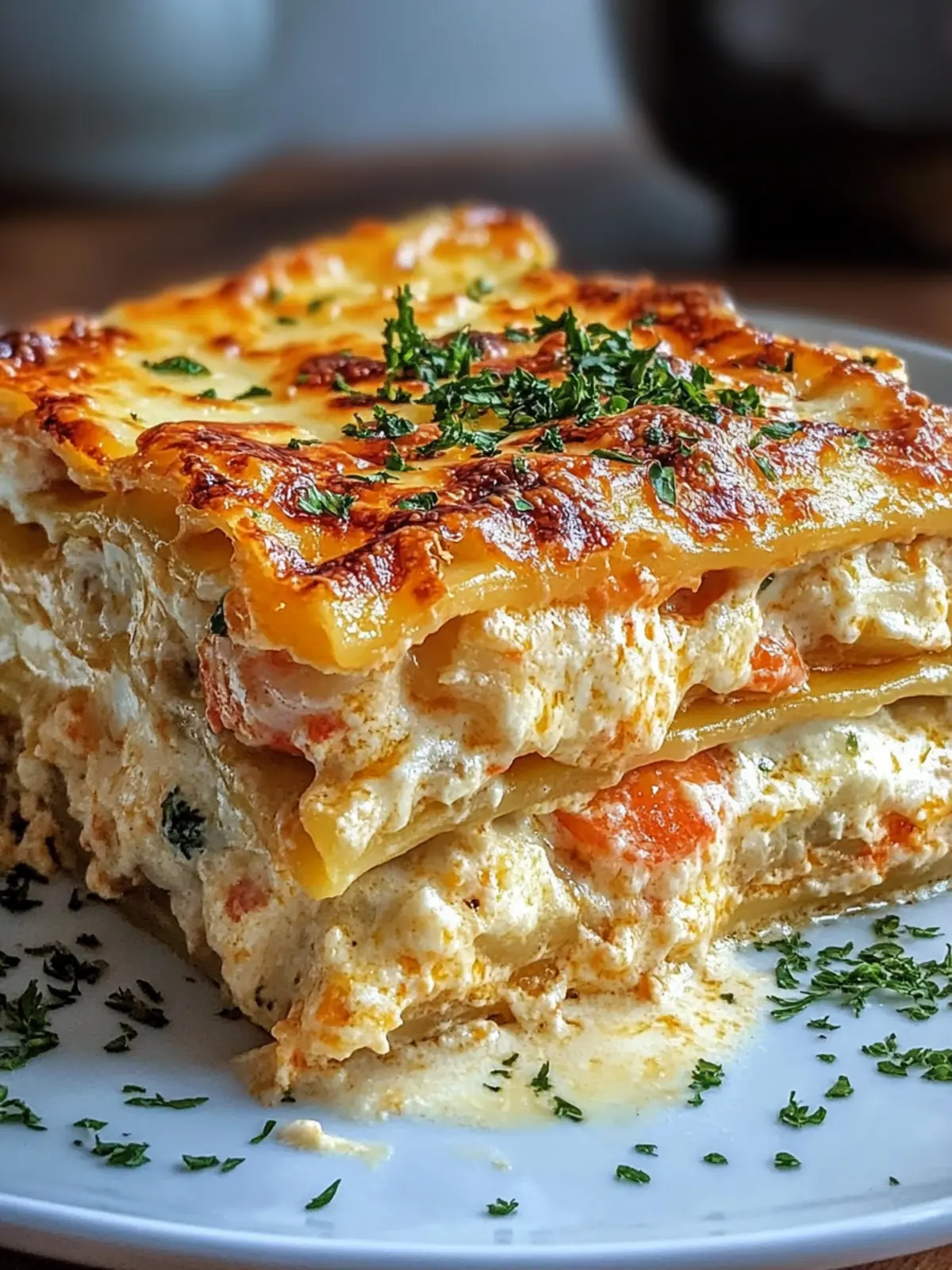 Irresistible Seafood Lasagna with Shrimp & Crab Delight