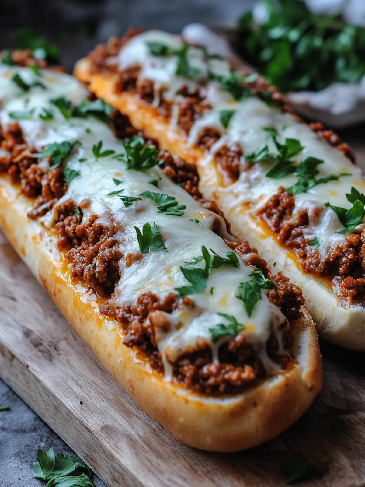 Cheesy Sloppy Joe Garlic Bread: The Ultimate Comfort Dish