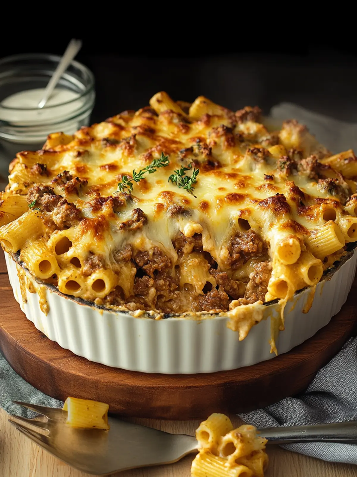 Ultimate Baked Pipe Rigate Pasta with Meat and Béchamel Sauce