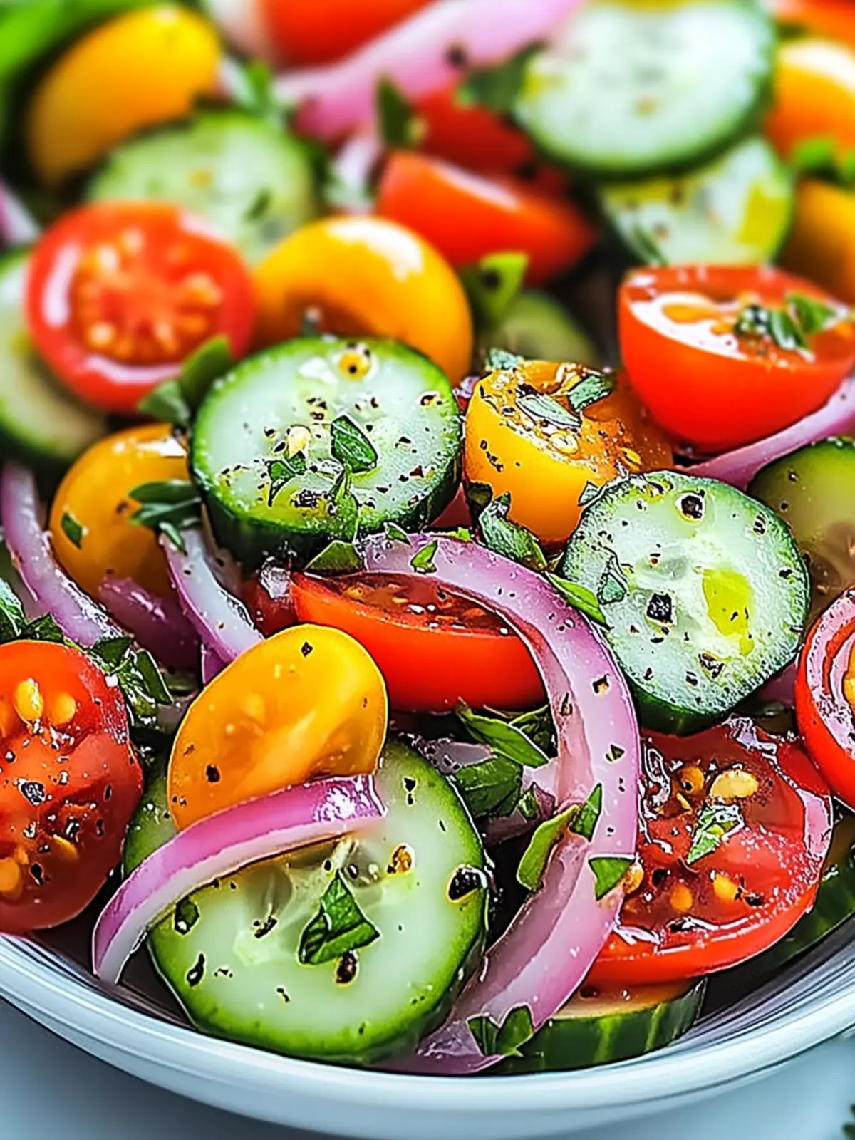 Ultimate Chilled Cucumber Tomato Salad for Refreshing Flavor