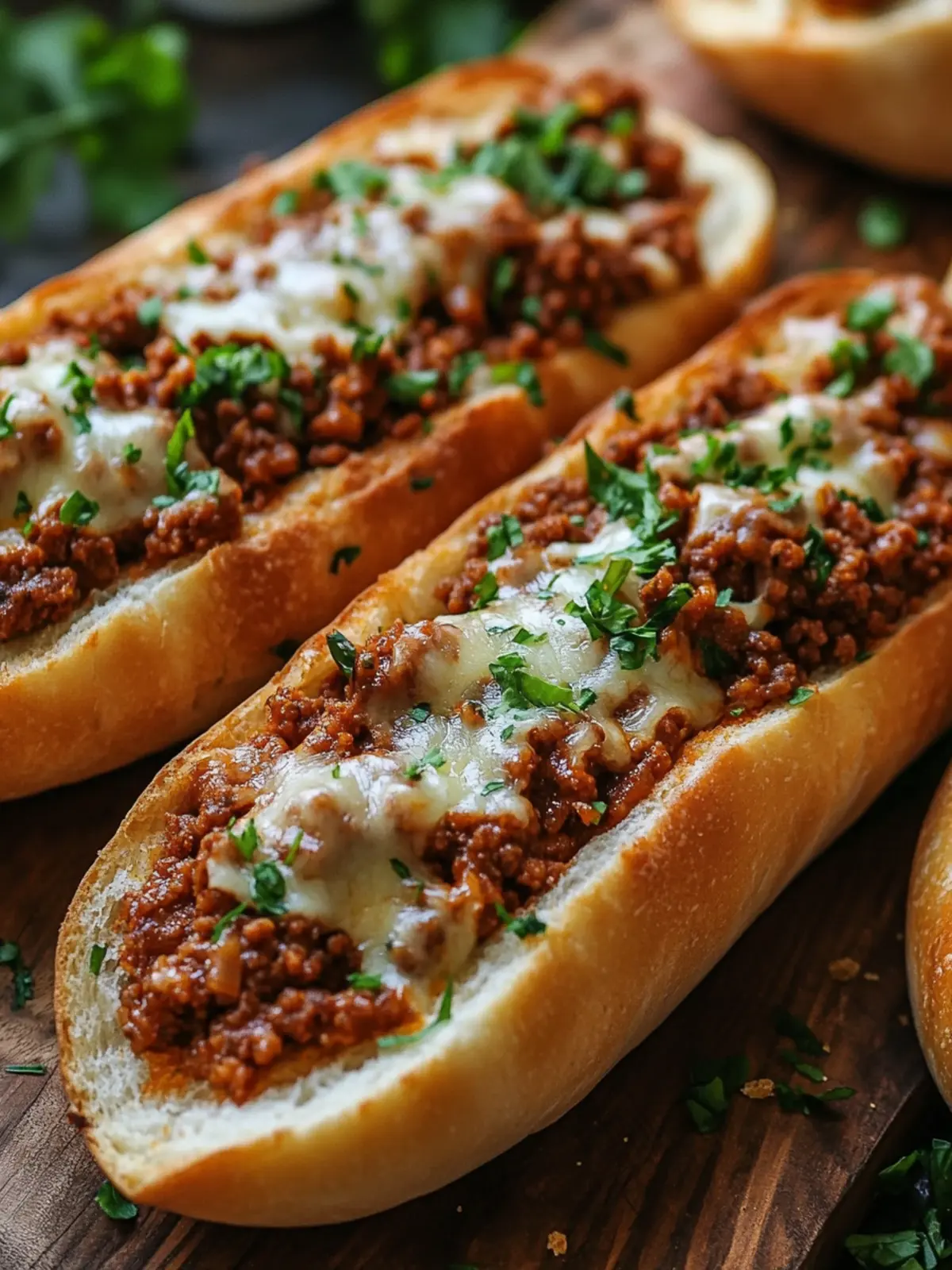 Cheesy Sloppy Joe Garlic Bread: The Ultimate Comfort Dish