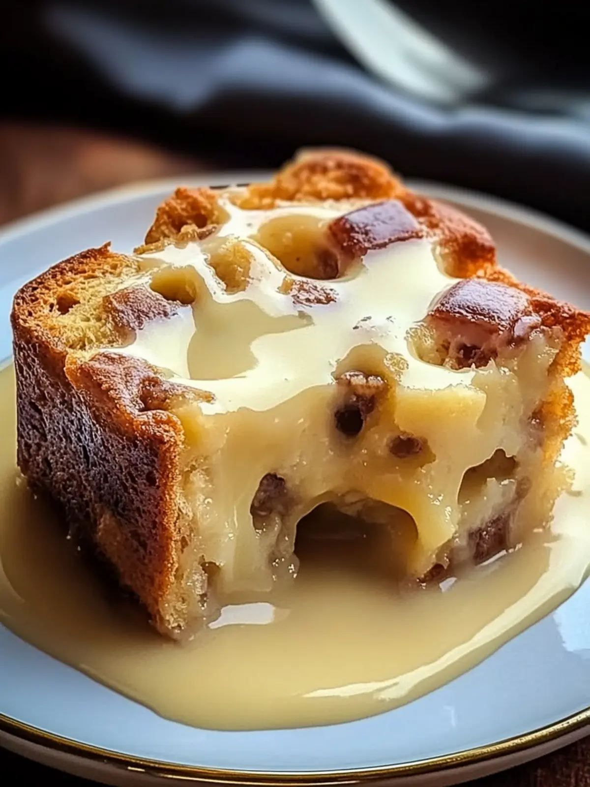 Irresistible Bread Pudding with Vanilla Sauce You’ll Love