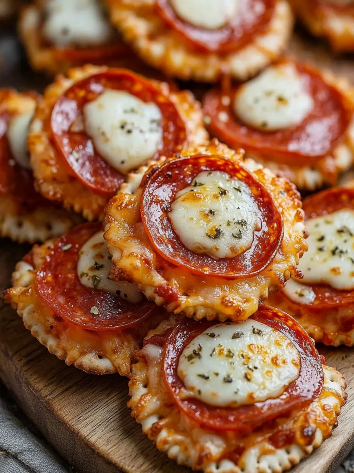 Irresistible Pepperoni Pizza Crackers for Easy Snacking