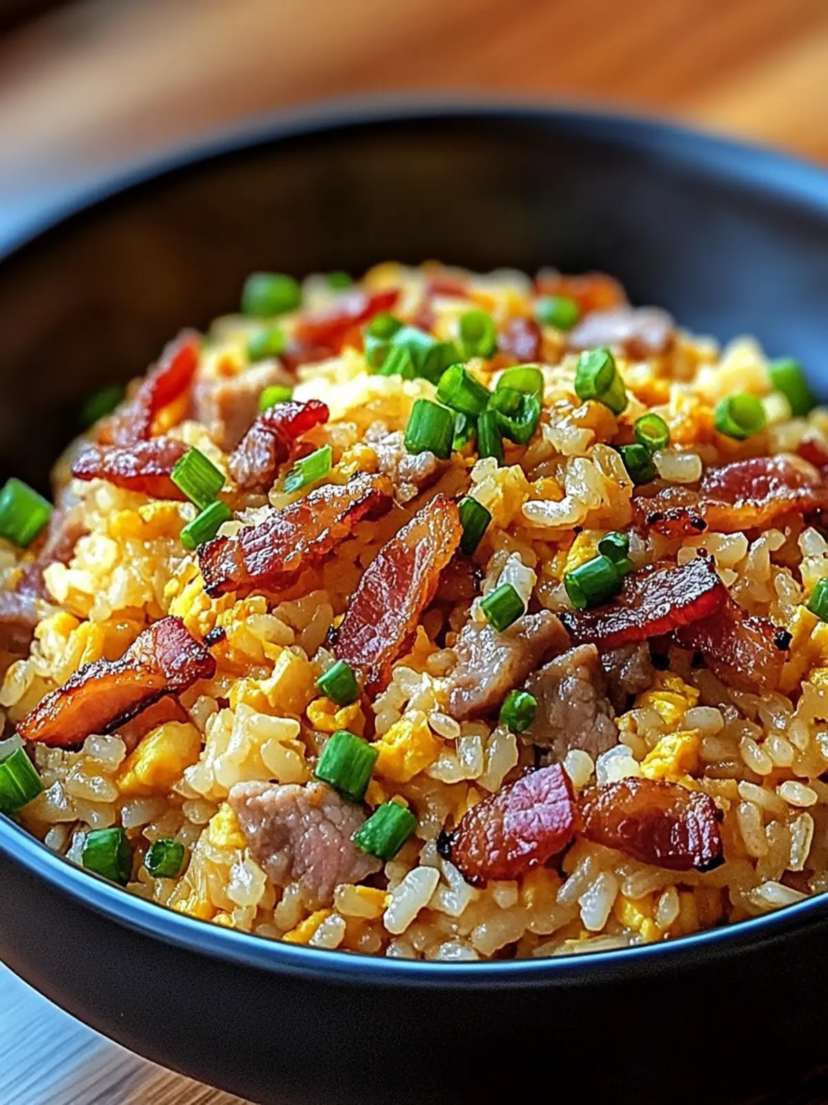Irresistible Aussie Fusion Bacon & Beef Kimchi Fried Rice