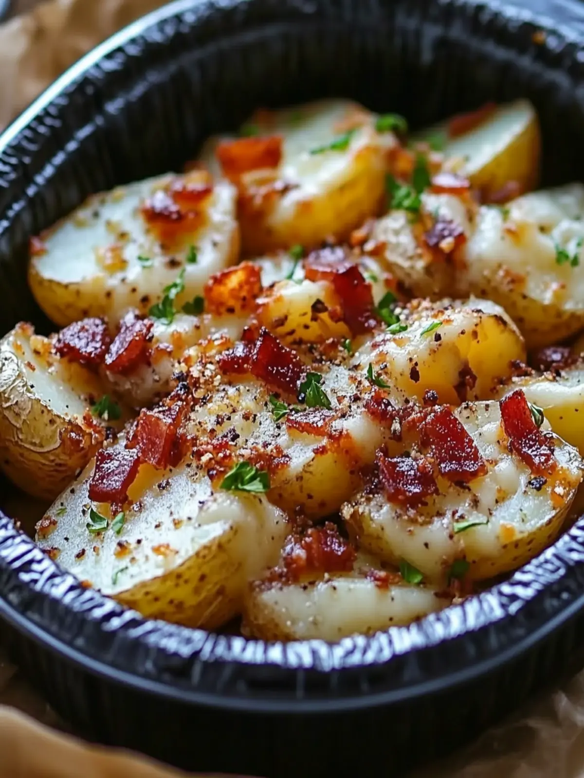 Irresistible Cheesy Mississippi Mud Potatoes Recipe