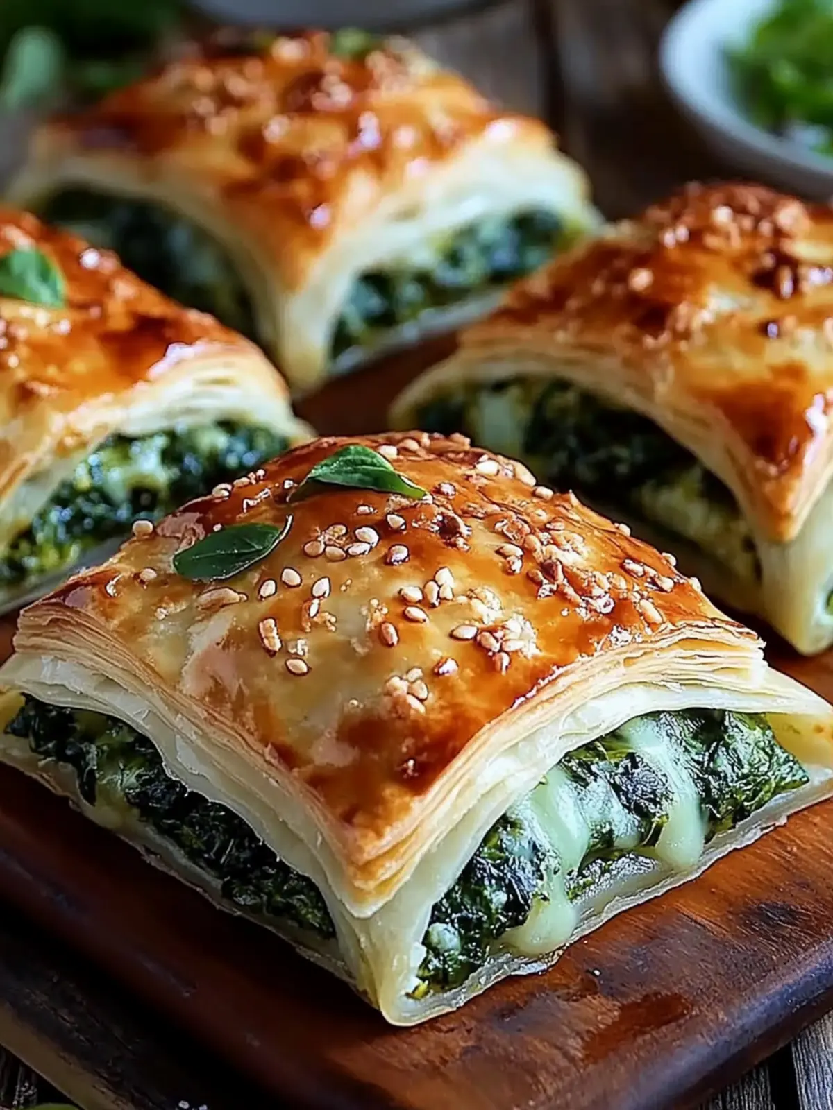 Irresistible Spinach Stuffed Pastry for Cozy Nights in