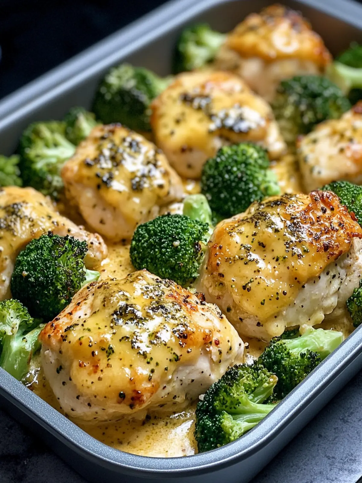 Irresistible Baked Chicken with Broccoli – A Delicious Family Dinner