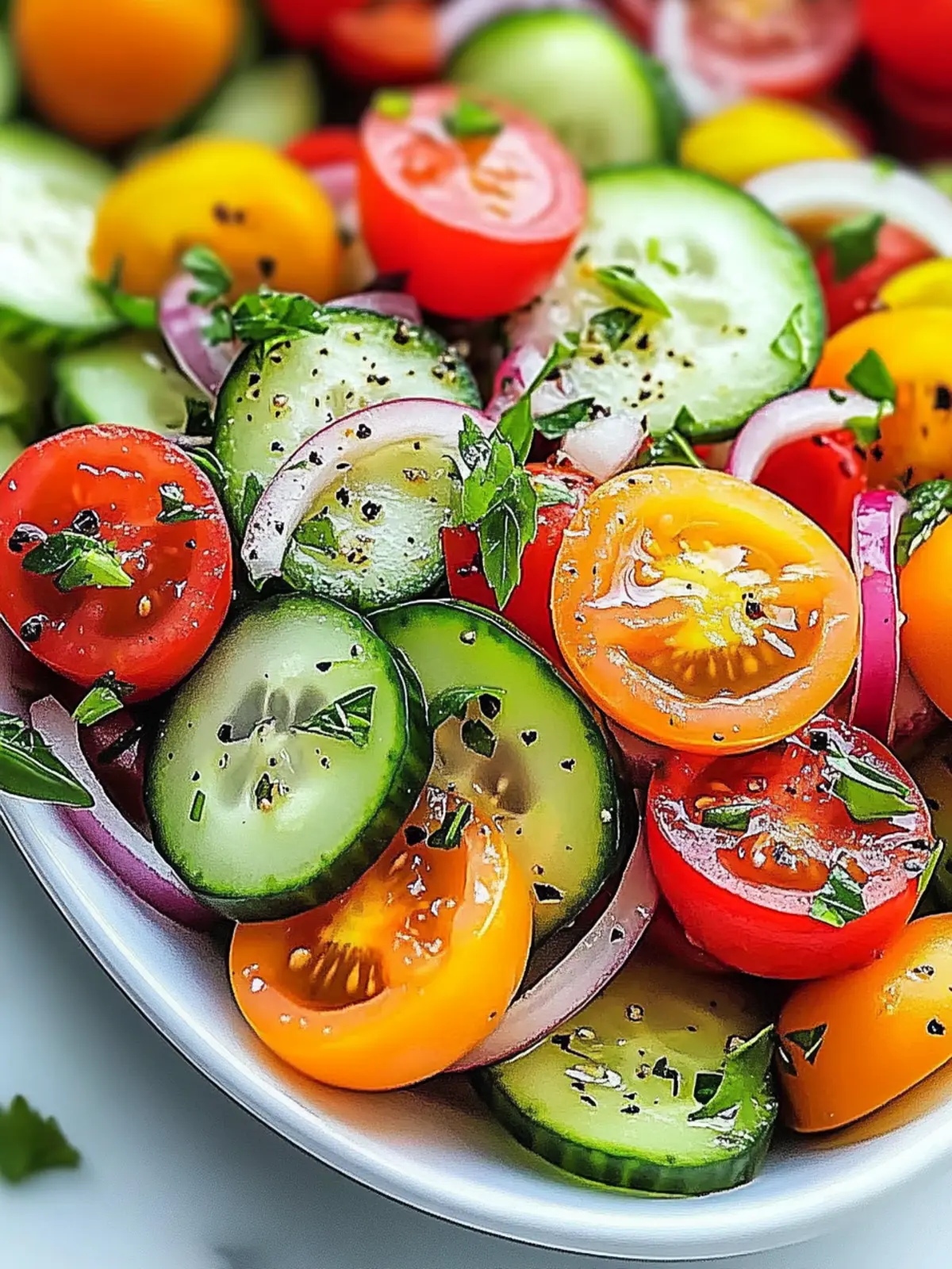 Ultimate Chilled Cucumber Tomato Salad for Refreshing Flavor
