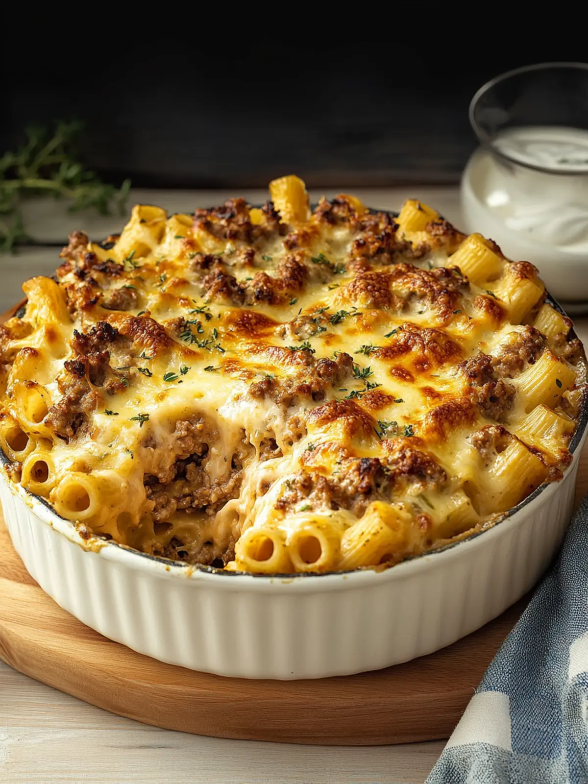 Baked Pipe Rigate Pasta with Meat – The Ultimate Comfort Food