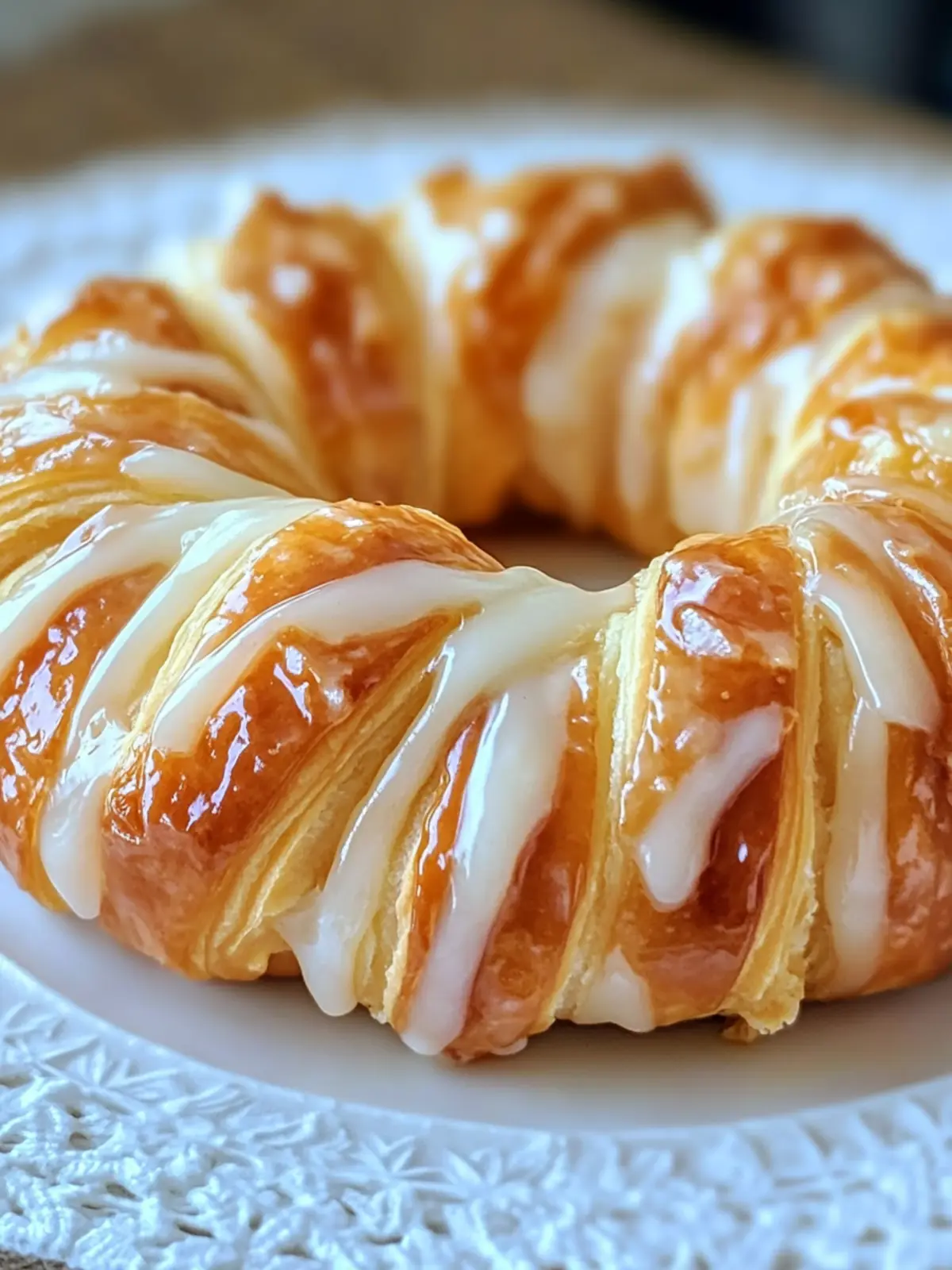 Irresistible Caramel Apple Cream Cheese Crescent Ring Delight