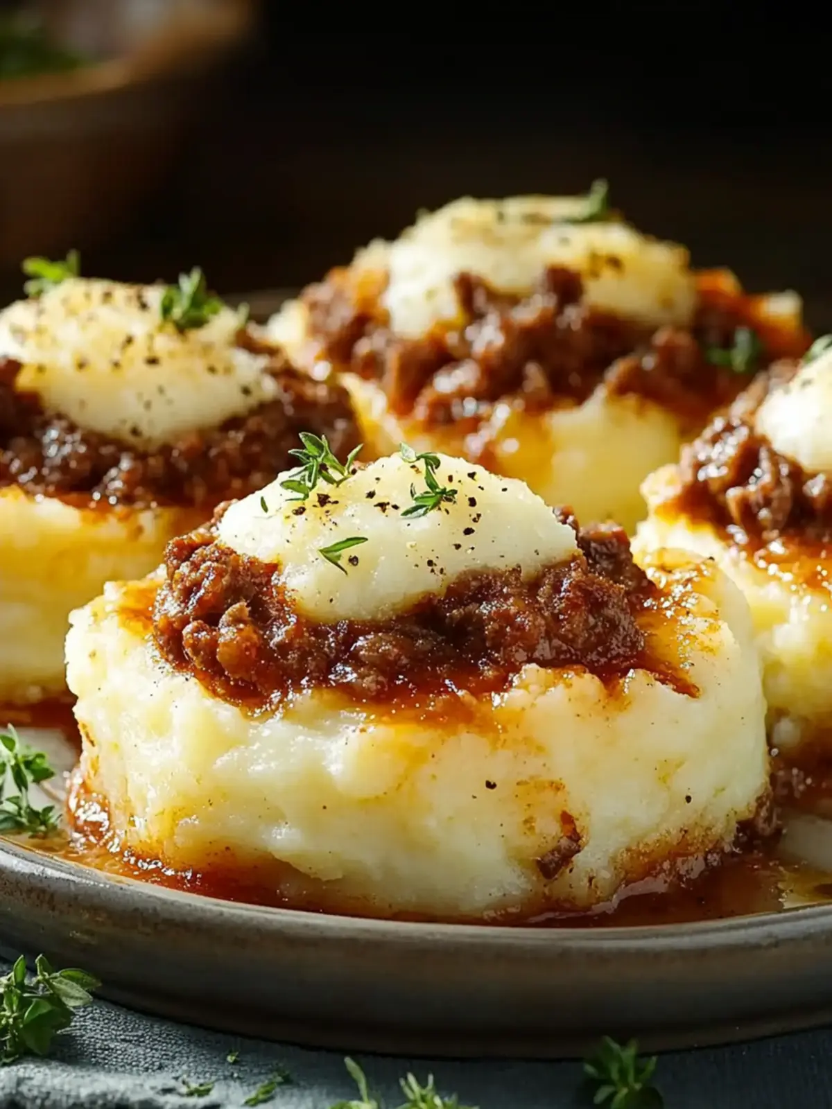 Irresistible Cheesy Mashed Potato Beef Nests Everyone Will Love