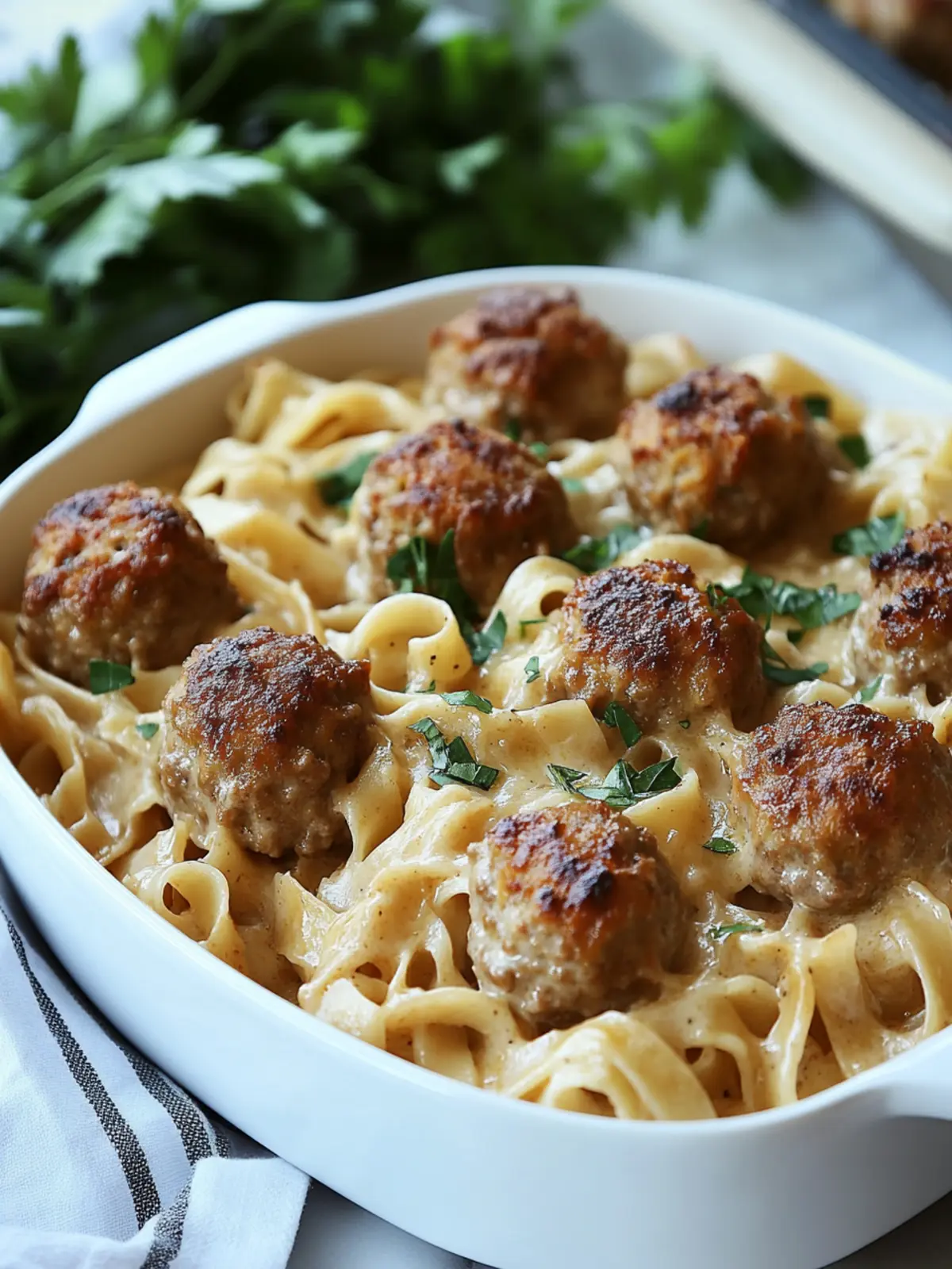 Ultimate Swedish Meatball Noodle Bake Delicious Comfort Food