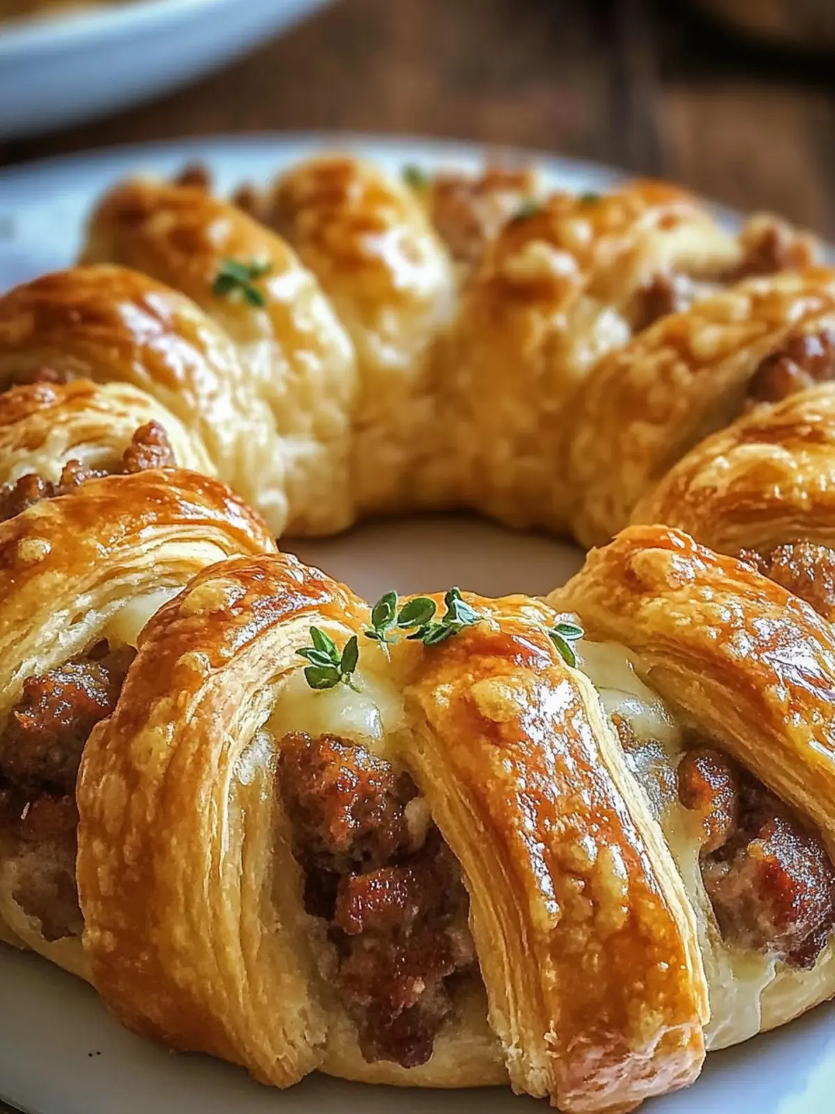 Ultimate Sausage and Cheese Crescent Ring: Delicious Comfort