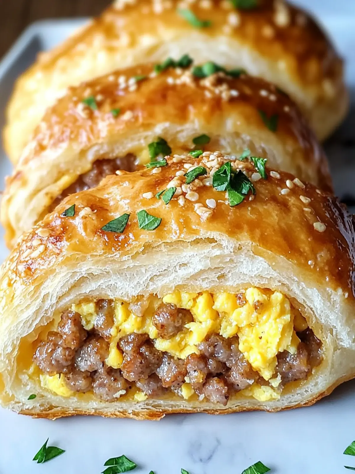 Cheesy Turkey Sausage Egg Breakfast Rolls for Delicious Mornings