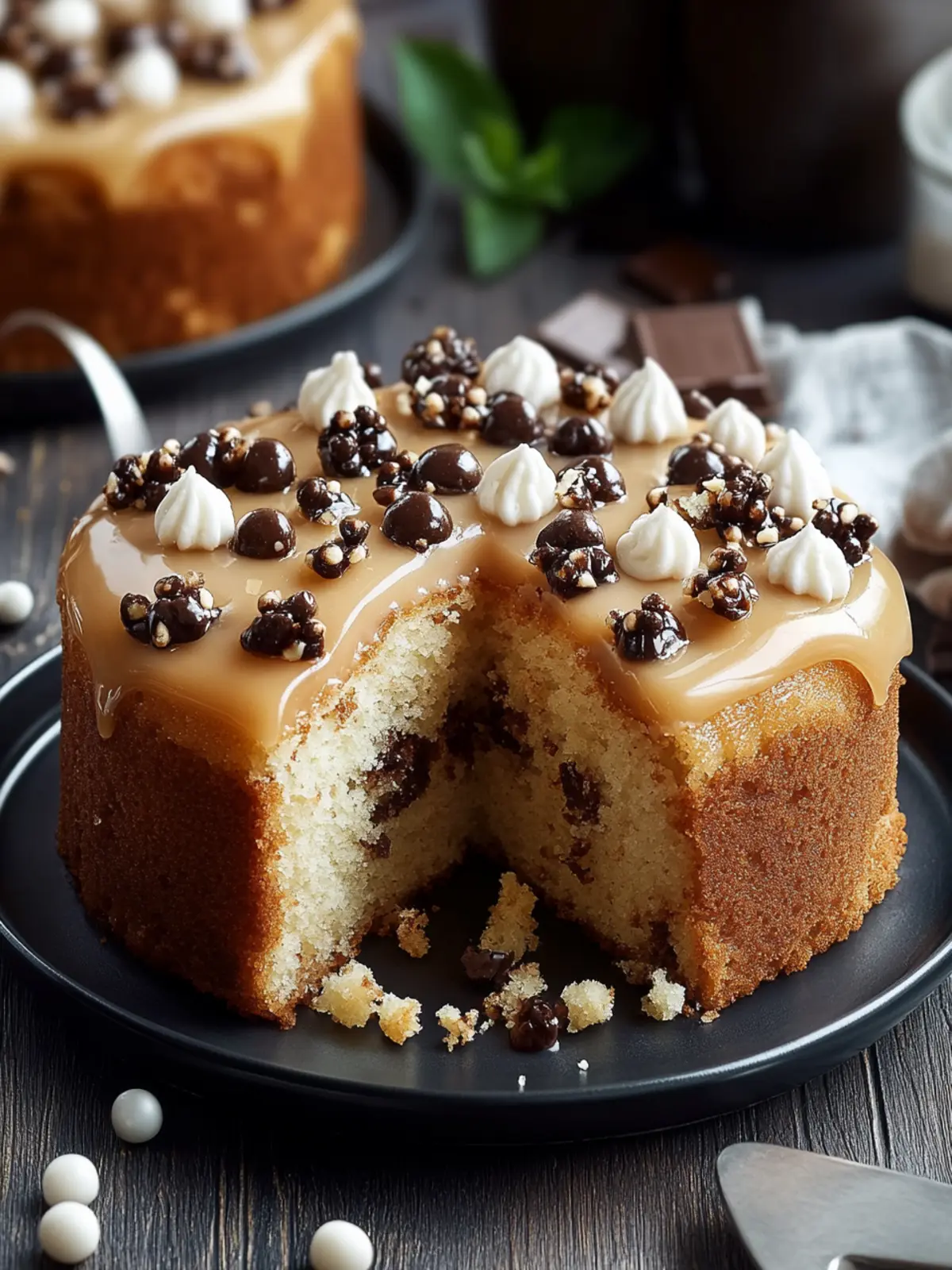 Coffee Glaze Cake