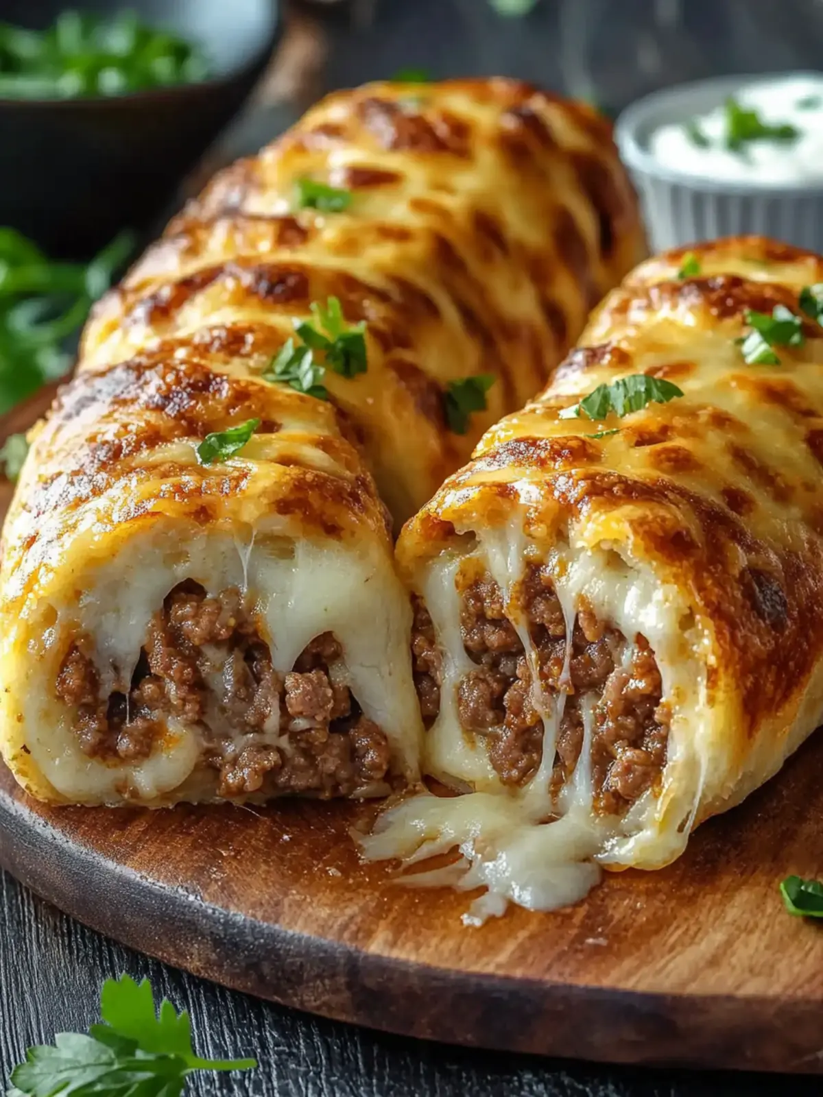 Irresistible Cheesy Ground Beef Roll for Delicious Cozy Nights