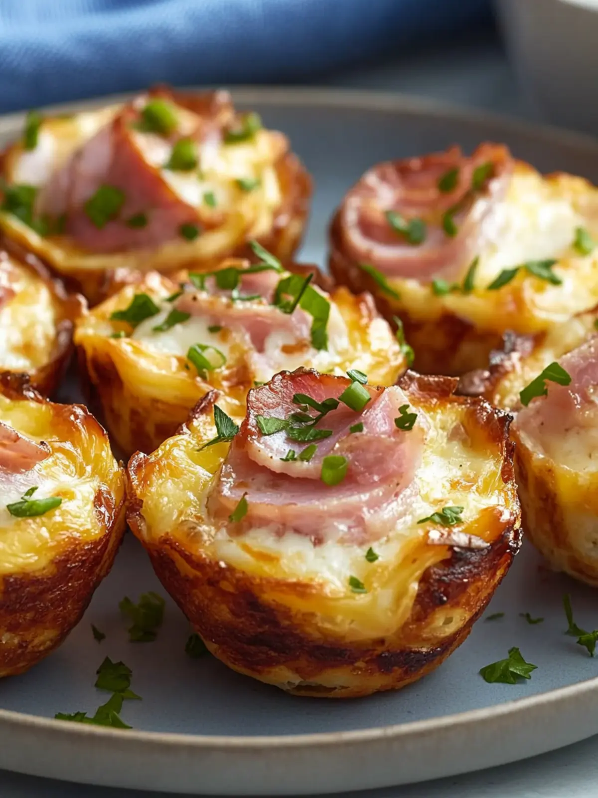 Irresistible Mini Ham and Cheese Breakfast Cups for Mornings