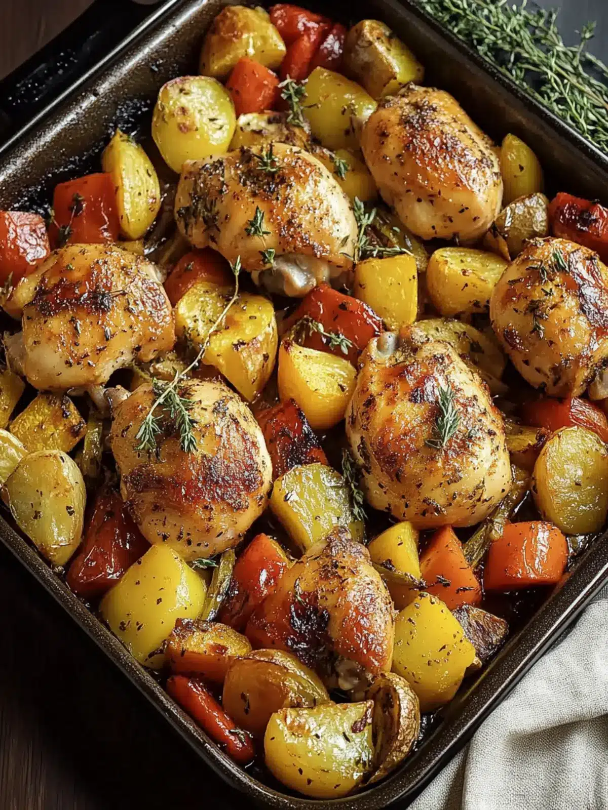 Ultimate Herb-Roasted Chicken & Vegetables Traybake Recipe