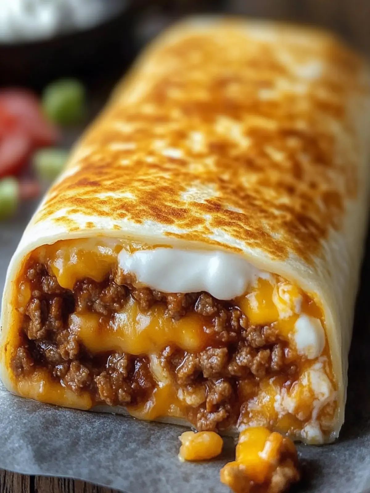 Irresistible Cheesy Quesarito: Taco Bell Copycat Recipe!