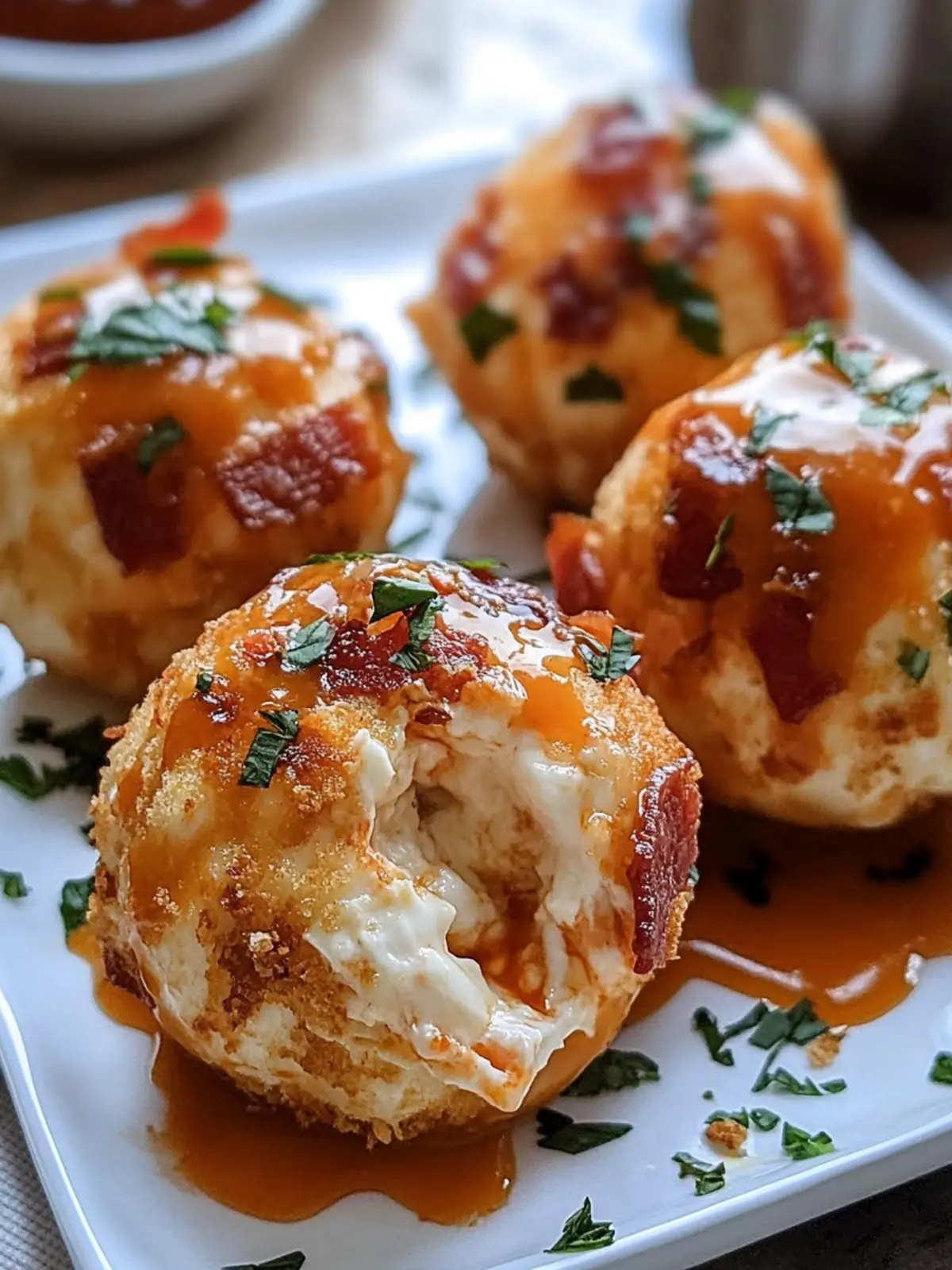 Ultimate Buffalo Chicken Bacon Mozzarella Bombs: Irresistibly Delicious