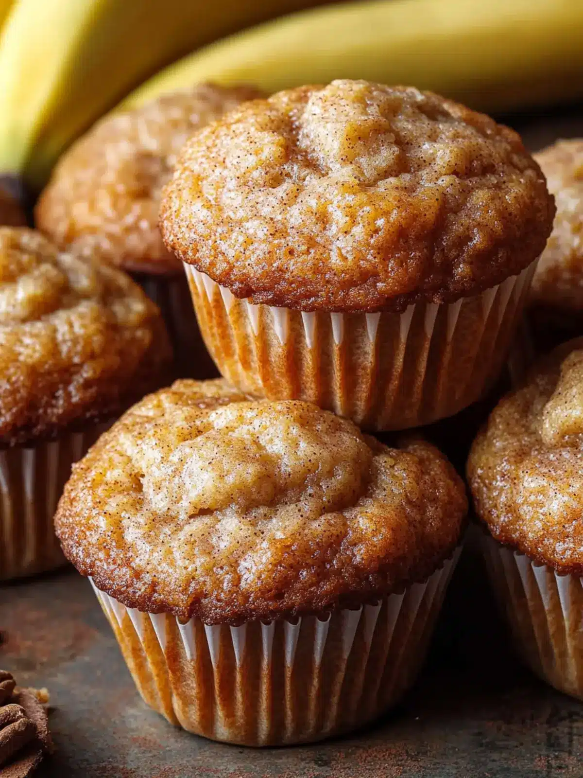 Ultimate Soft Banana Cinnamon Muffins That Melt in Your Mouth