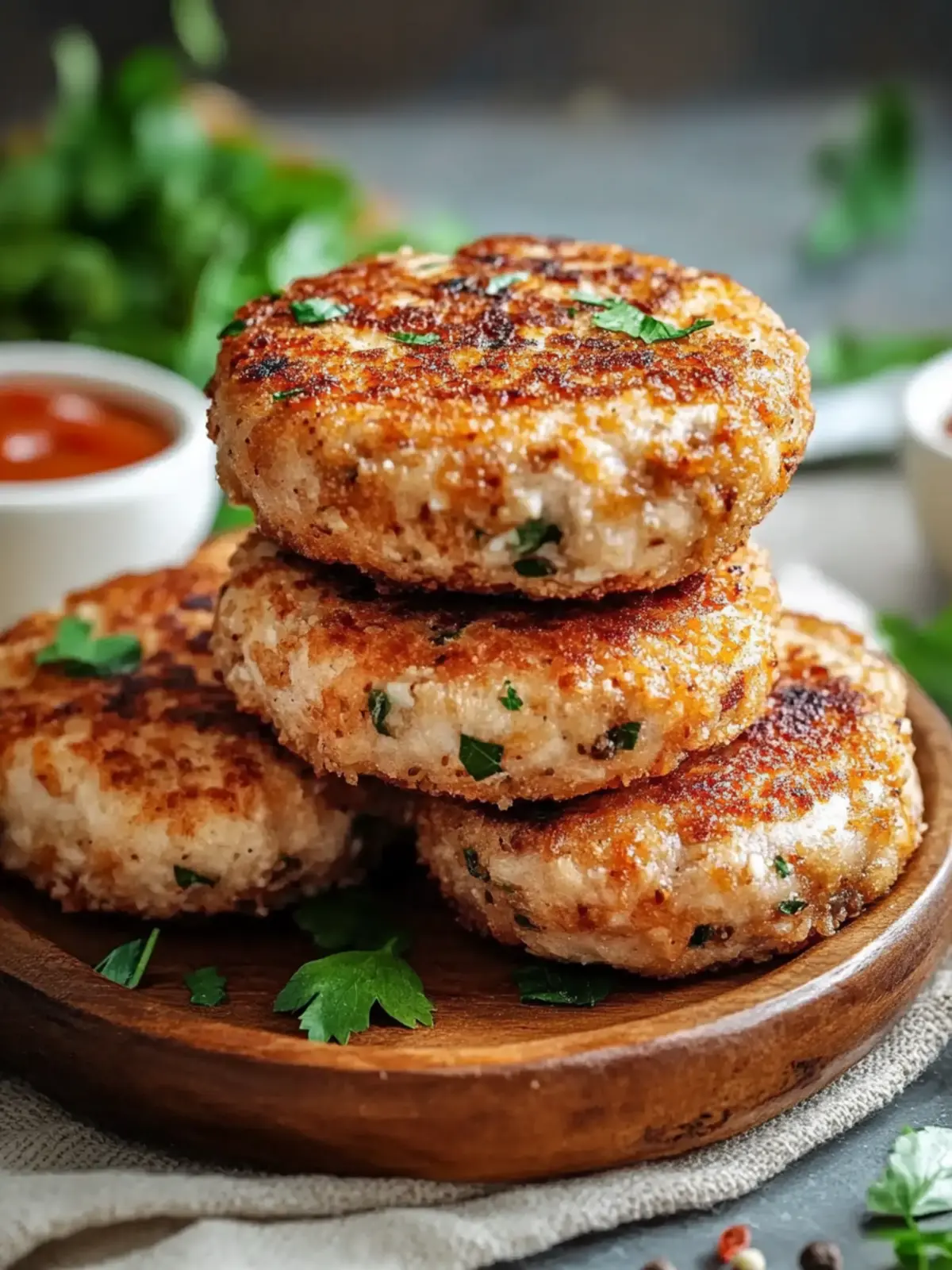 Crispy Outside, Juicy Inside Chicken Patties for Pure Bliss
