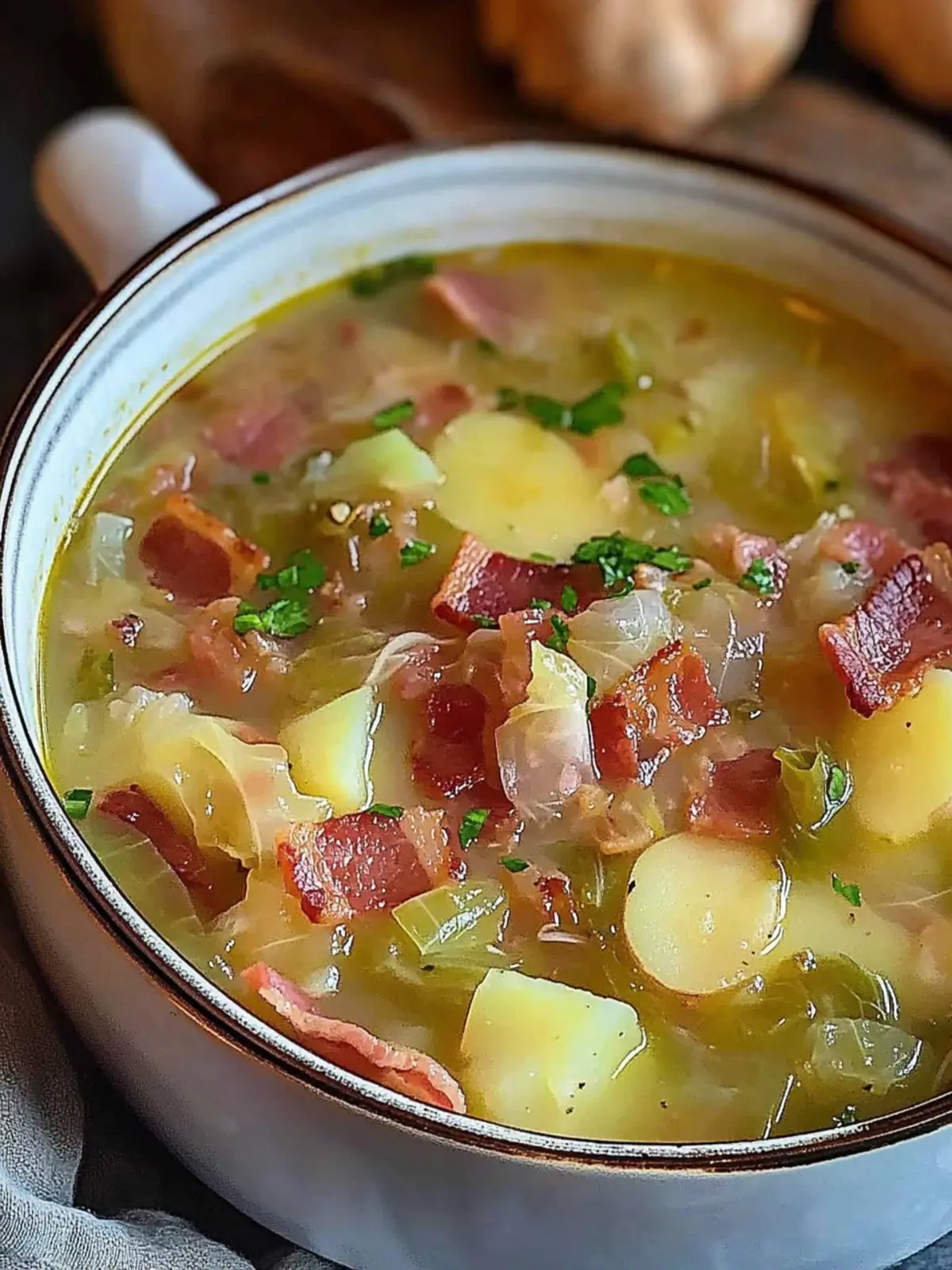 Ultimate Irish Bacon, Cabbage, and Potato Soup Recipe