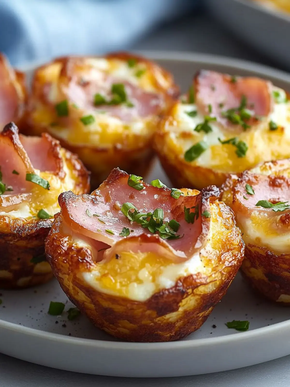 Irresistible Mini Ham and Cheese Breakfast Cups for Mornings