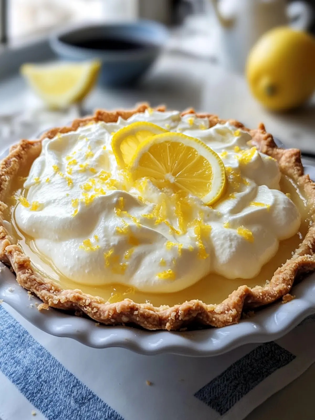 Irresistible Condensed Milk Lemon Pie for a Delicious Treat
