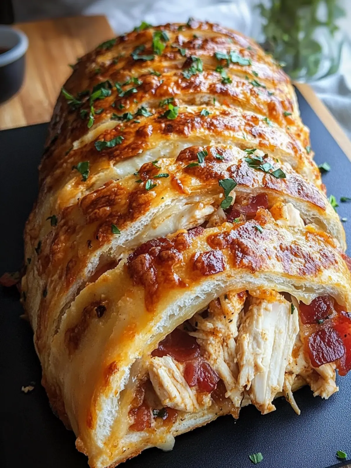 Ultimate Chicken Bacon Ranch Stromboli: Comforting & Delicious