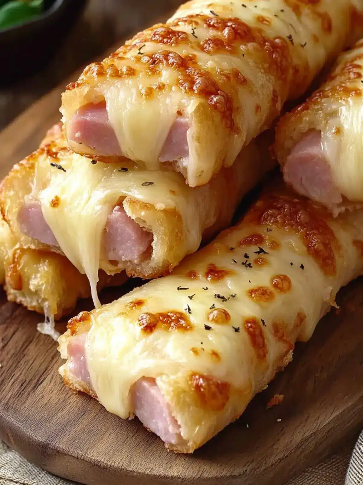 Ultimate Cheesy Ham and Cheese Sticks Recipe – Deliciously Crunchy