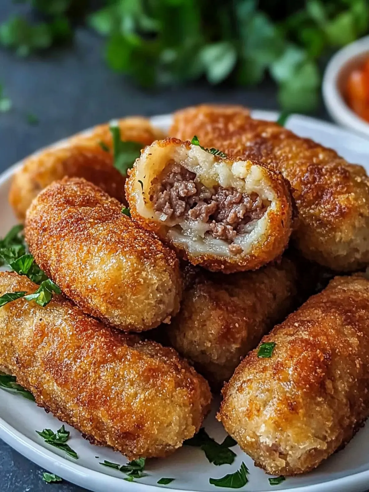 Irresistible Spicy Garlic Beef Croquettes You'll Adore