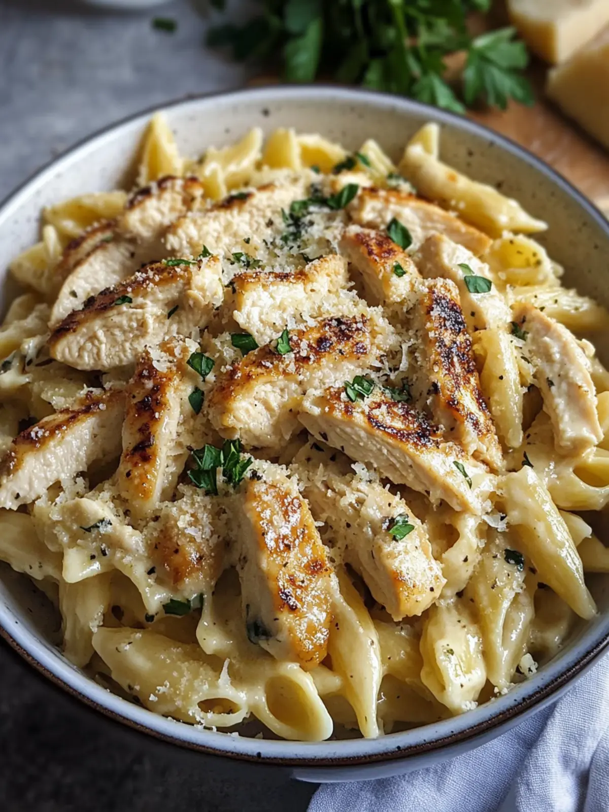 Irresistible Chicken Garlic Parmesan Pasta for Easy Comfort