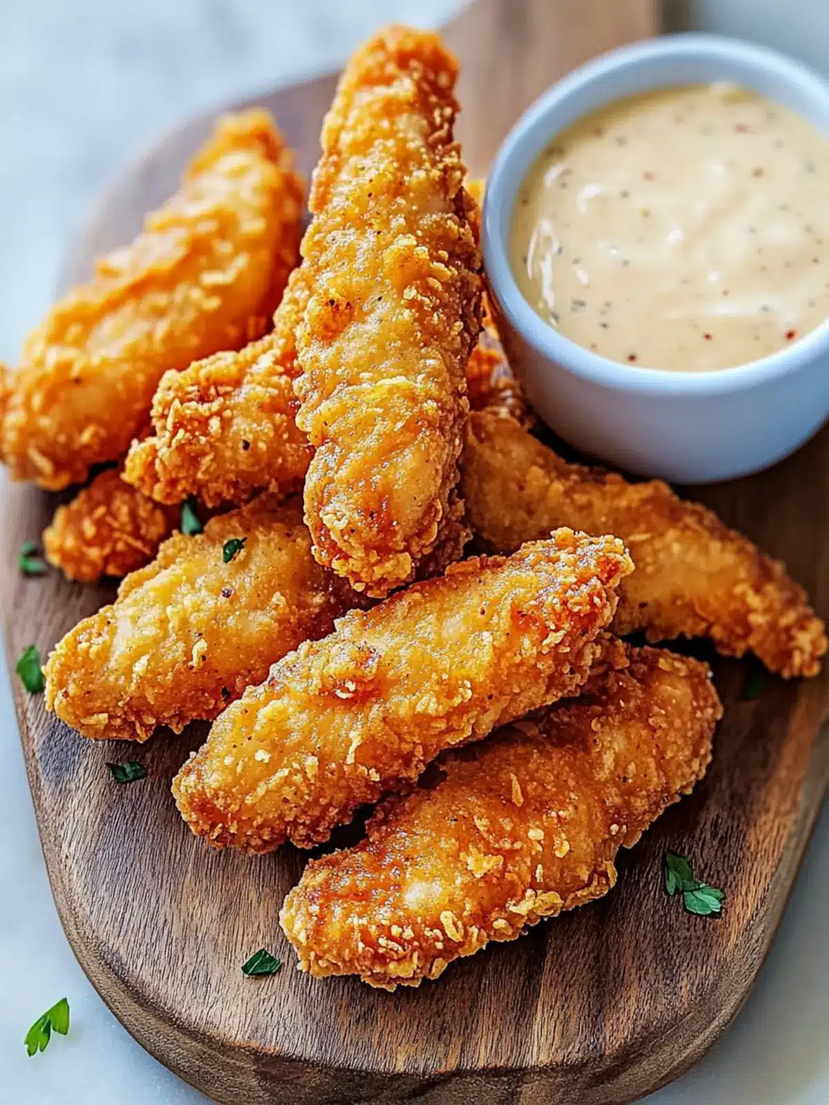 Ultimate Buttermilk Chicken Tenders with Extra Crispy Coating