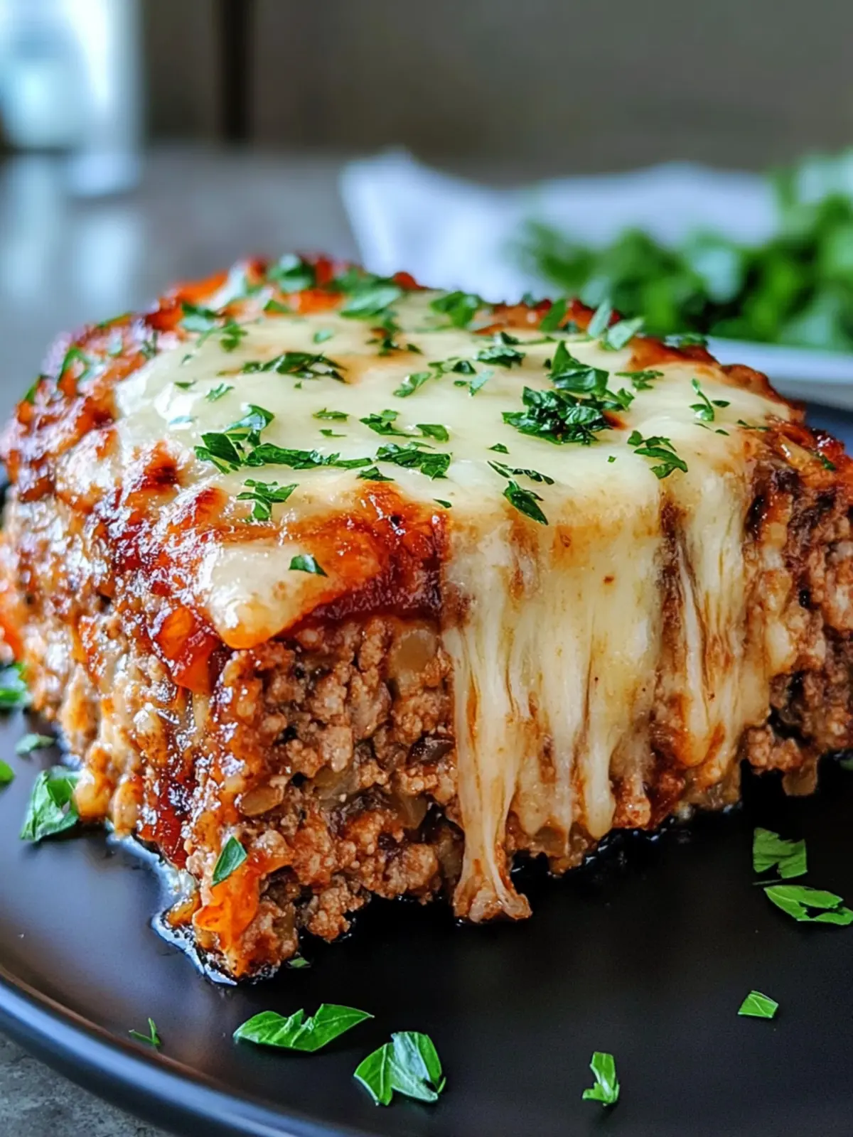 Irresistible Crockpot French Onion Meatloaf with Melted Swiss Cheese
