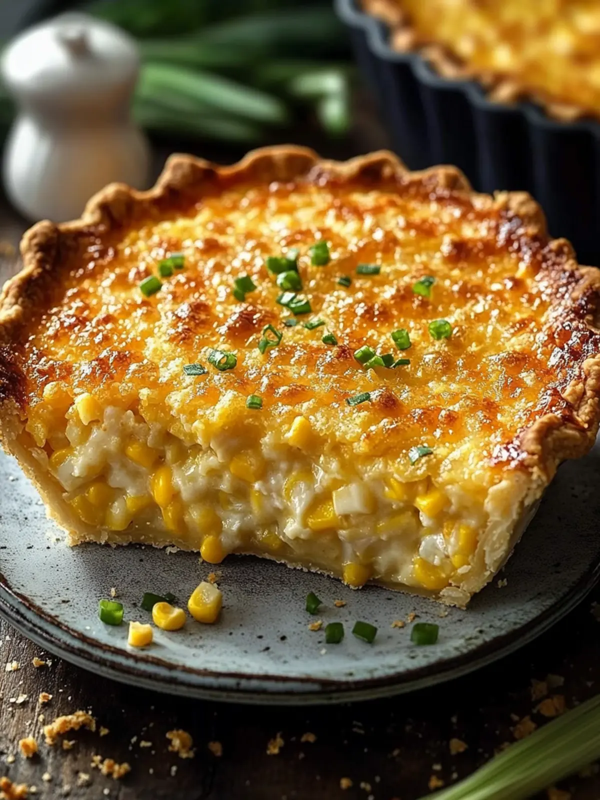 Cheddar Sweet Corn Pie: An Irresistible Comfort Food Delight