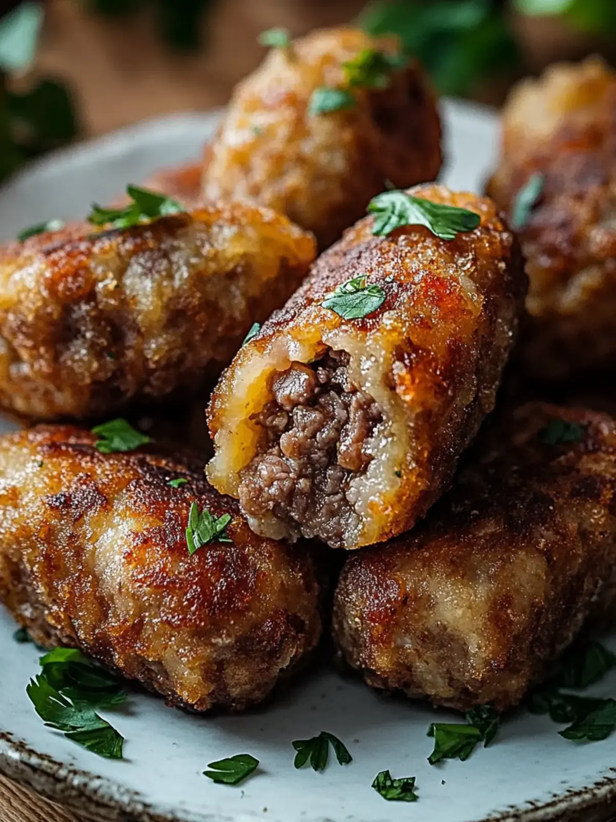 Irresistible Spicy Garlic Beef Croquettes You'll Adore