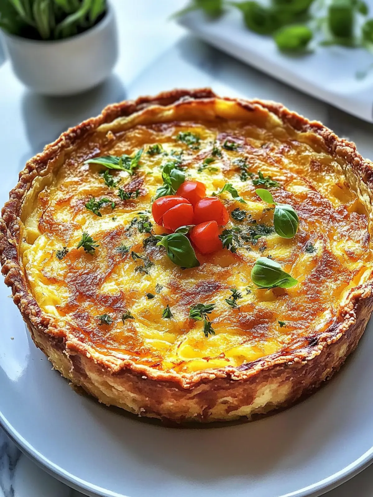 Hash Brown Crust Quiche: An Irresistible Comfort Dish