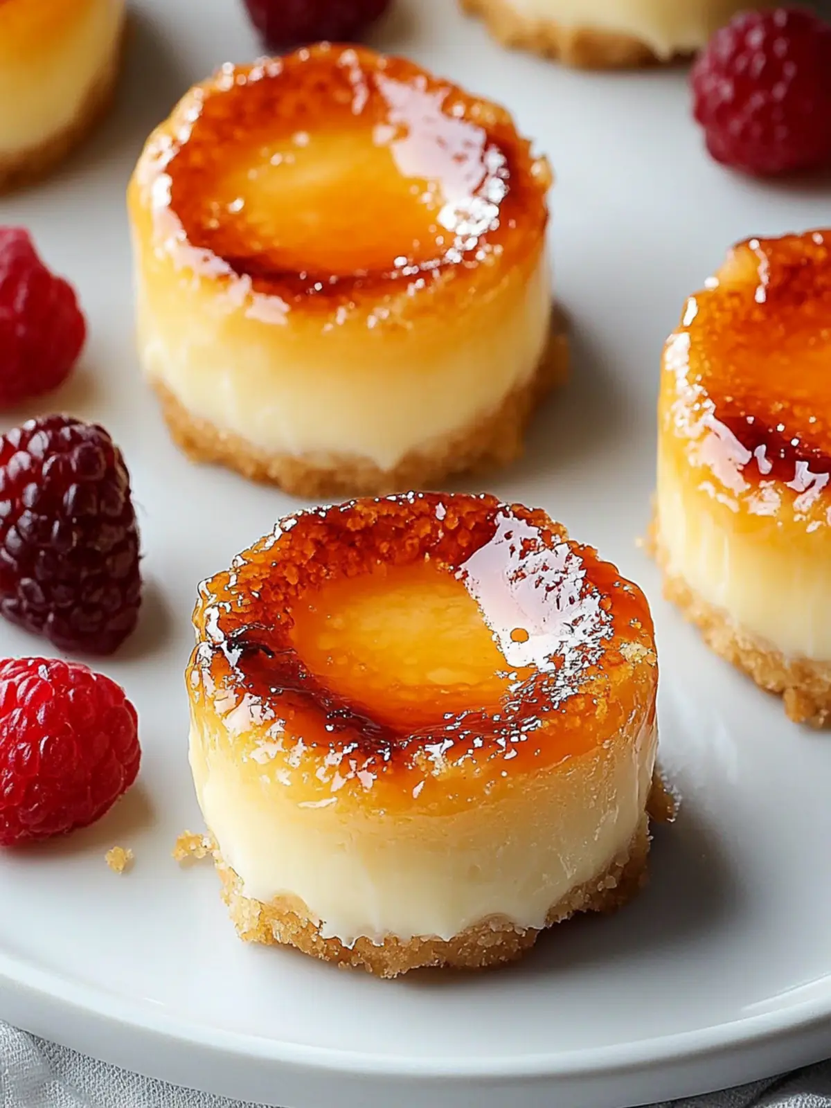 Ultimate Mini Crème Brûlée Cheesecakes – Irresistibly Decadent