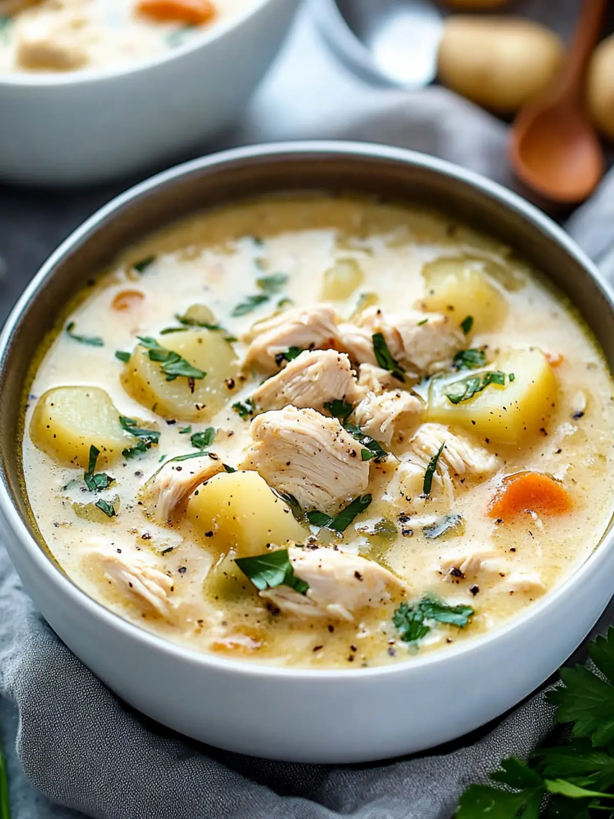 Ultimate Slow Cooker Crack Chicken Potato Soup Delight