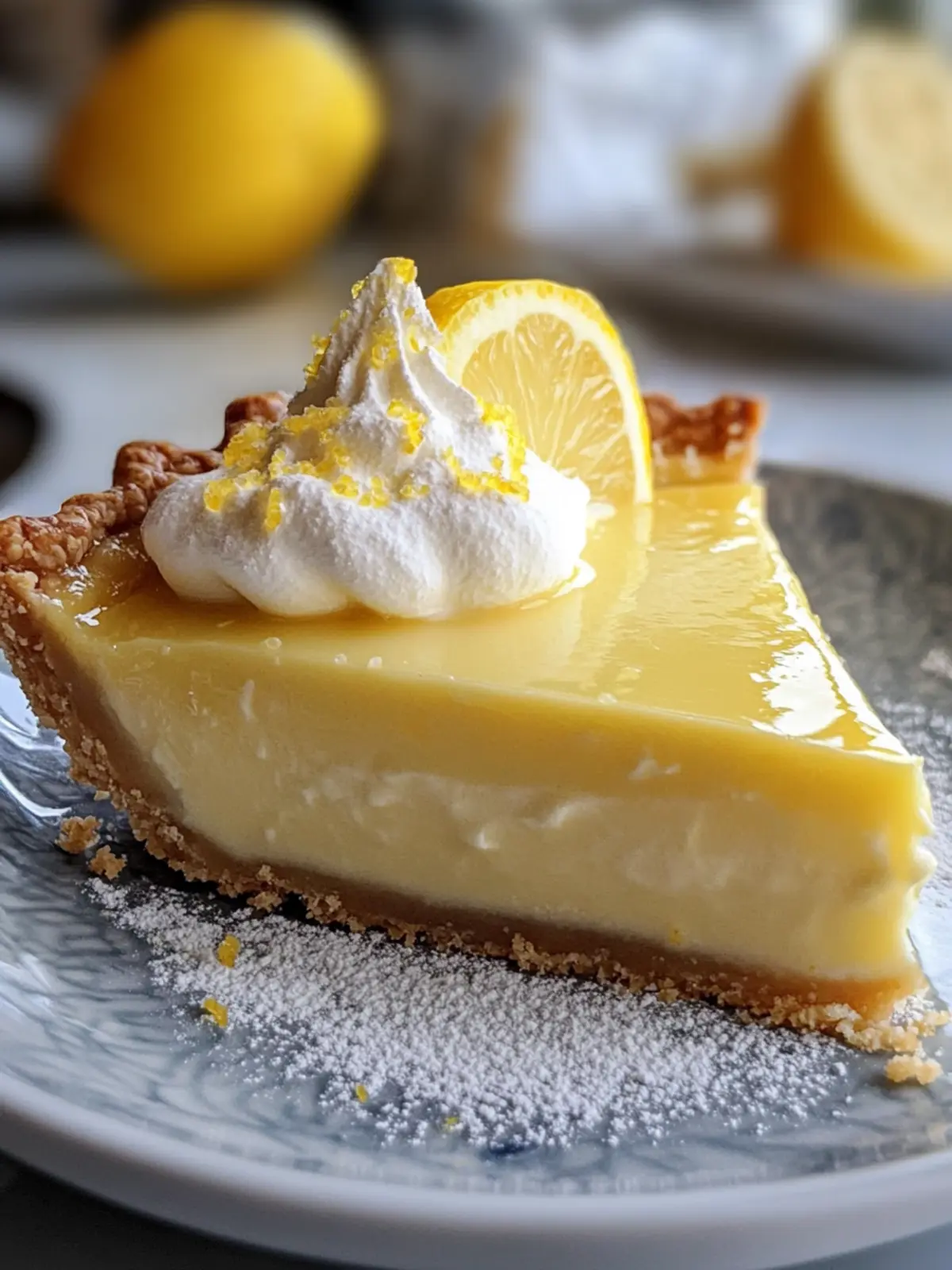 Irresistible Condensed Milk Lemon Pie for a Delicious Treat