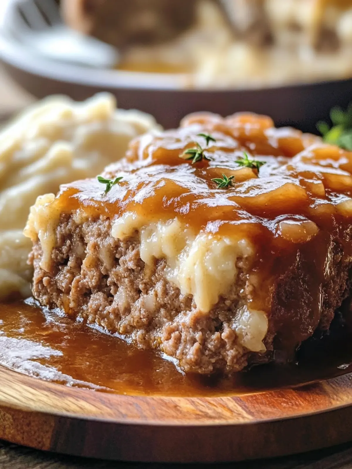 Irresistible Amish Country Meatloaf Bake with Creamy Brown Gravy